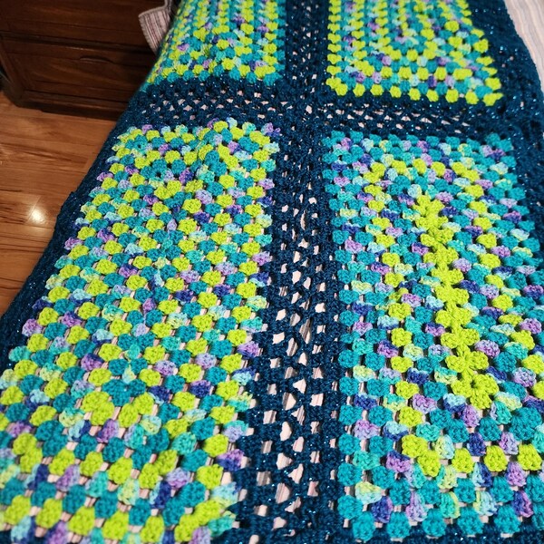 Granny Rectangle Crochet Pattern PDF Digital Download | Beginner Crochet Pattern - Etsy