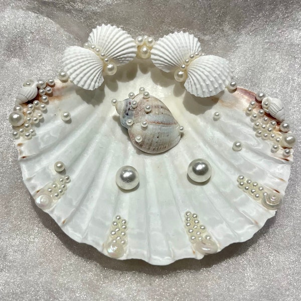 Headpiece, Seashell Hair Comb, Beach Wedding, Beach Hair Accessory ...
