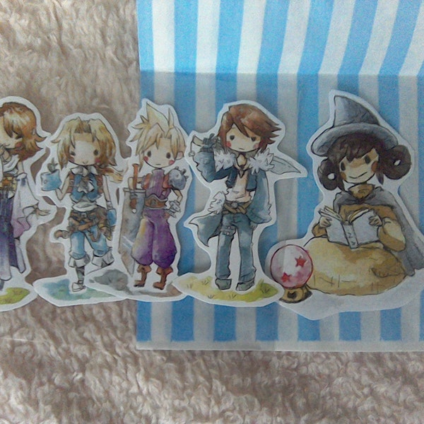 A4 / A5 Final Fantasy IX Art Print - FF9 Zidane, Vivi, Garnet, Eiko ...