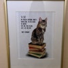 Cat Quote by Ernest Hemingway - Art Print - Hemingway Quotes - Cat ...