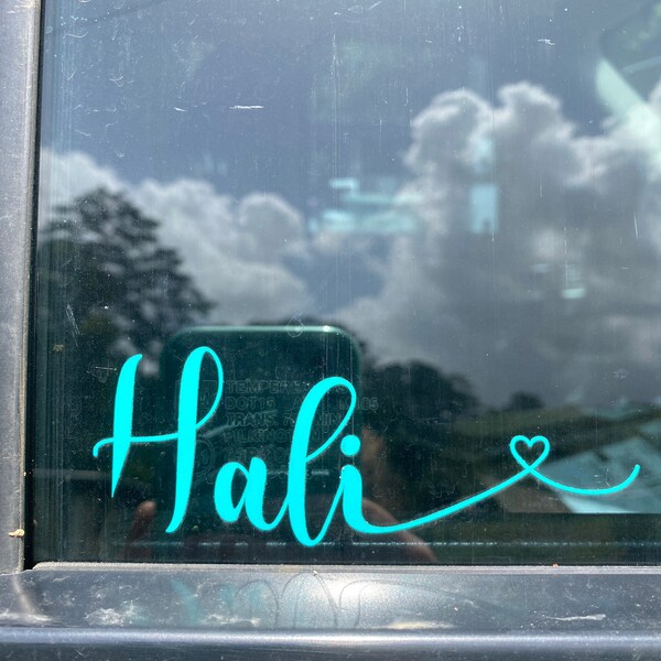 Custom Name Decal - Vinyl Sticker - Personalized Decal - Name Initial ...