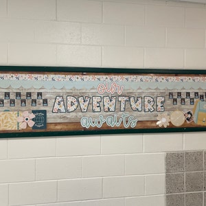 Modern School Style Classroom Decor Trendy School-themed Classroom ...