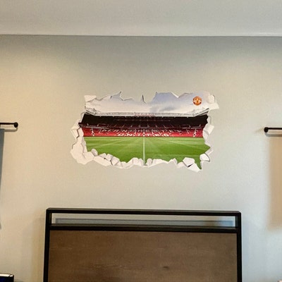 Newcastle United Wall Sticker Stadium From Corner Flag Broken Wall ...