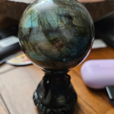 Natural Red Mahogany Obsidian Sphere Obsidian Ball Crystal Sphere 100mm ...