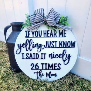 Funny Round Signs SVG , Round SVG Files, Door Hanger Svg, Welcome Sign ...