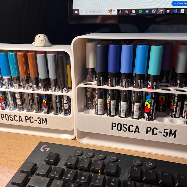 Marker Organizer for POSCA Paint Pens • 1M, 3M, 5M • Personalized Paint ...