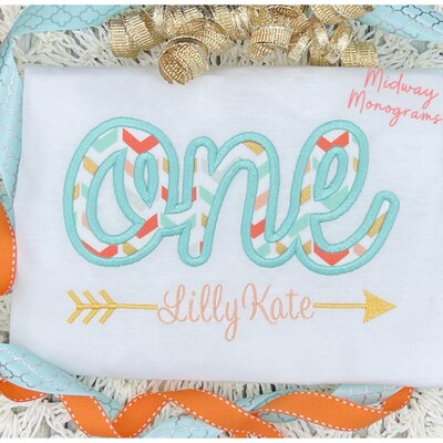 Split Arrow Machine Embroidery Design-instant Download-add Your Own ...