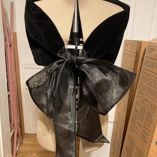 Black Velvet Stole, Special Occation, Formal Wedding - Etsy