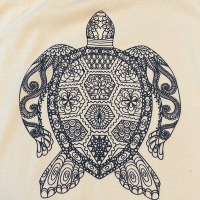 3 Styles Turtle Svg, Zentangle Turtle Svg, Animal Svg, Mandala Svg ...