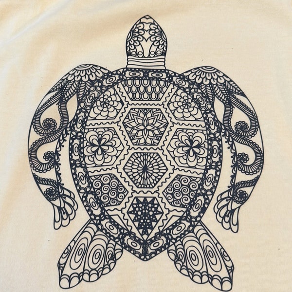 3 Styles Turtle Svg, Zentangle Turtle Svg, Animal Svg, Mandala Svg ...