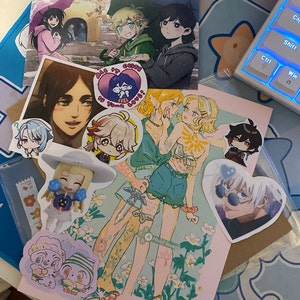 OMORI STICKERS, Matte Vinyl, Sweetheart, Captain Spaceboy, Space ...
