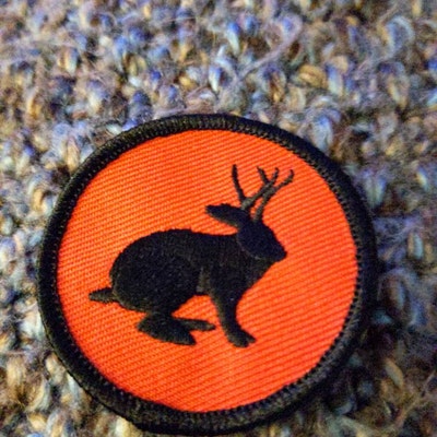 Red & Black Hawk Patch R002 2 Inch Diameter Embroidered Patch - Etsy