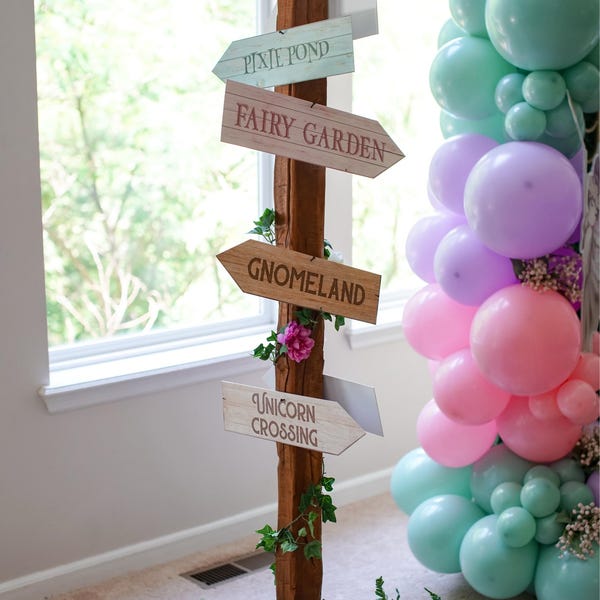 Editable Disneyland Party Directional Sign, Mickey Birthday, Happiest ...