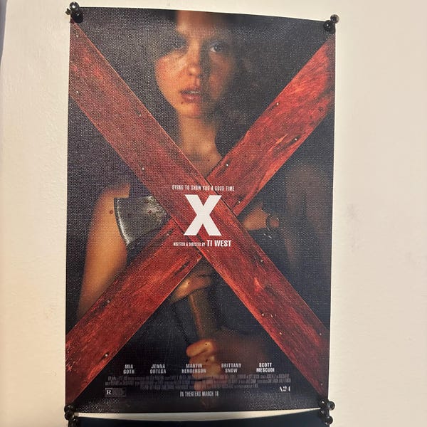 X Scary Horror Mia Goth Jenna Movie Poster High Quality Print Photo ...