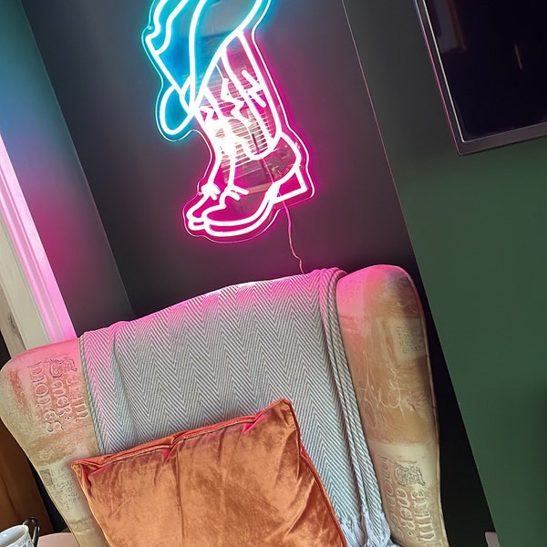 Hello There, Hell Here Neon Sign, Halloween Decor Lights, Horror Decor ...