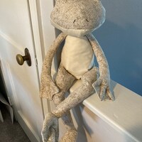 Stuffed Frog PDF Sewing Pattern & Tutorial Stuffed Animals Plush Toys ...