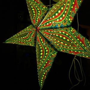 Prosecco Star Lantern White Paper Christmas Star Hanging Star Lantern ...