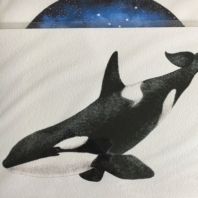 Shadow Violet Orca Digital Download Print Printable Art - Etsy