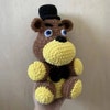 Freddy Fazbear Plush Crochet Pattern - Etsy