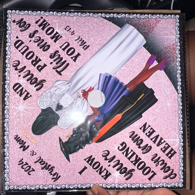 Custom Memorial Graduation Cap Topper, This is for You Mom Graduation ...