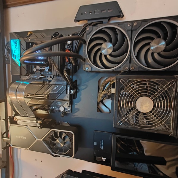 Wall Computer, Computer Wall Mount, Space Case, Open Case, Full ATX ...