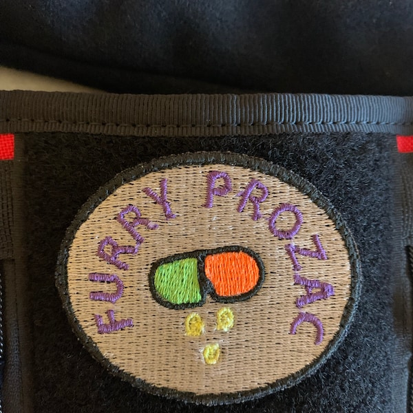 Personal Protection Dog Velcro Patch Set. FAFO. 100% Fully Embroidered ...