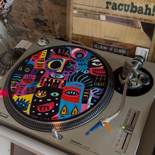 Time Machine Pressed Felt Turntable Slipmat Accesory Vinyl Record ...