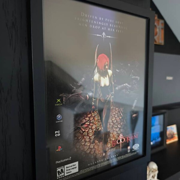 Wario World Framed Print Ad/poster Official Original Nintendo Gamecube ...