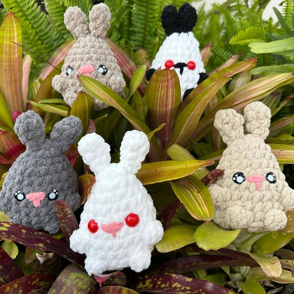 Easter Crochet PATTERN Bundle: Bunny, Chick, Reusable Easter Eggs, Spring Tiny Amigurumi ...