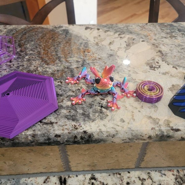 Icosahedron 3D Printed Model 20 Sided Polyhedron 4 Inch - Etsy