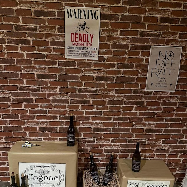 Huge Printable Speakeasy Banner, Downloadable Custom 1920s Bar Sign ...