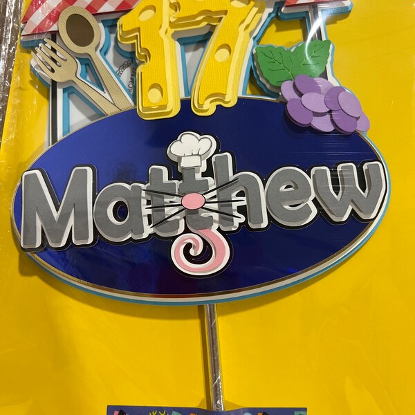 Little Chef Cake Topper - Etsy
