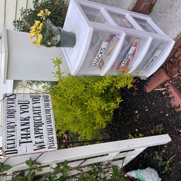 Delivery Driver Appreciation - Rustic Looking Metal Sign - Color ...