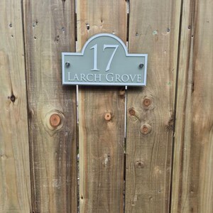Traditional House Number Signs & Address Plaques in Sage Green - Etsy