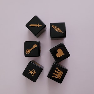 One Custom Dice With Your Choice of Pips Personalized D6 Engraved Dice ...