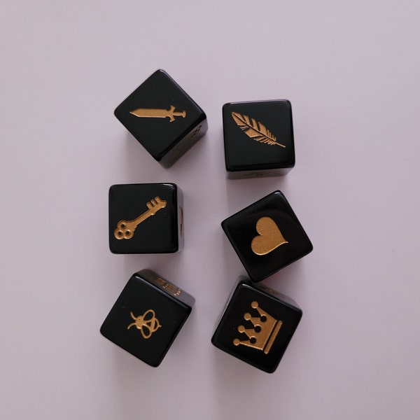 One Custom Dice With Your Choice of Pips - Personalized D6 - Engraved ...