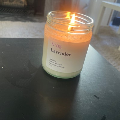 N04 White Tea Candle Handmade Soy Candles Dining Room Decor Essential ...