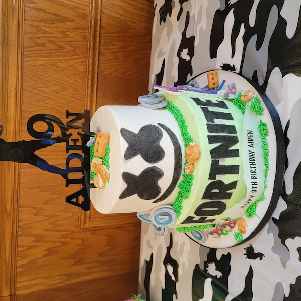 Dab Cake Topper Doing the Dab Cake Topper Dab Birthday Party Dab Theme ...