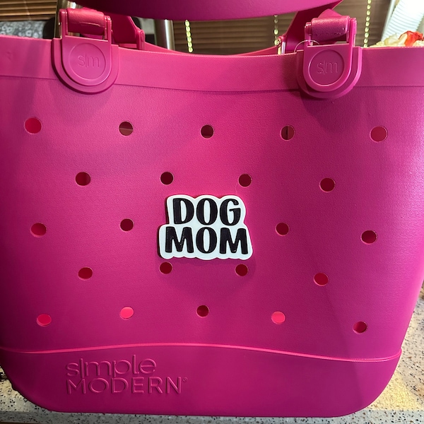 Dog Mom Bogg Bag Button, Dog Bogg Bag Charms, Beach Bag Charm, Bogg Bag ...
