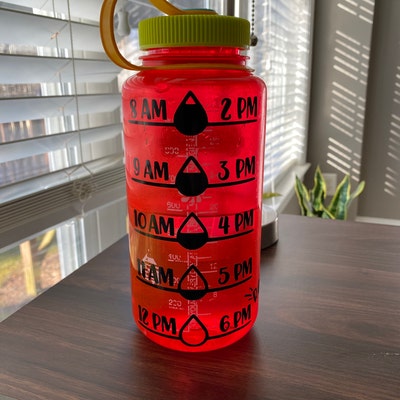 Custom Water Timeline Vinyl Decal Sticker Daily Water Tracker Sticker ...