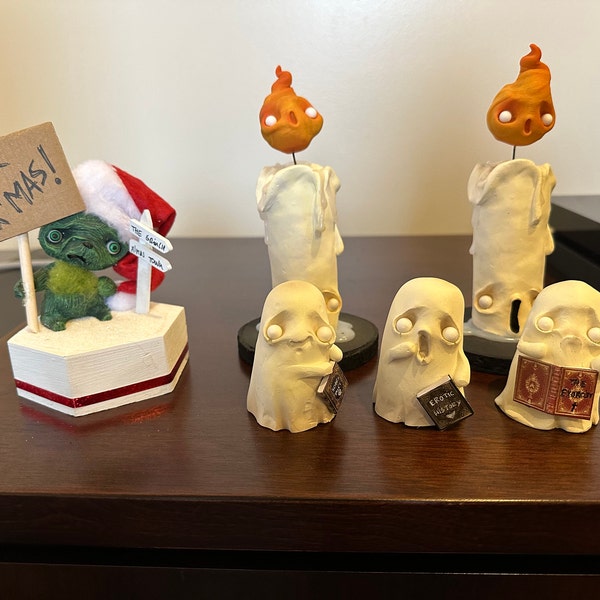 GHOST FIGURE - Artdoll ,home Spooky Decor, Halloween ,set ,haunted ...