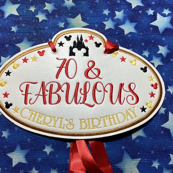 Disney Castle Inspired Stroller Tag, Wheelchair Tag, Scooter Tag ...