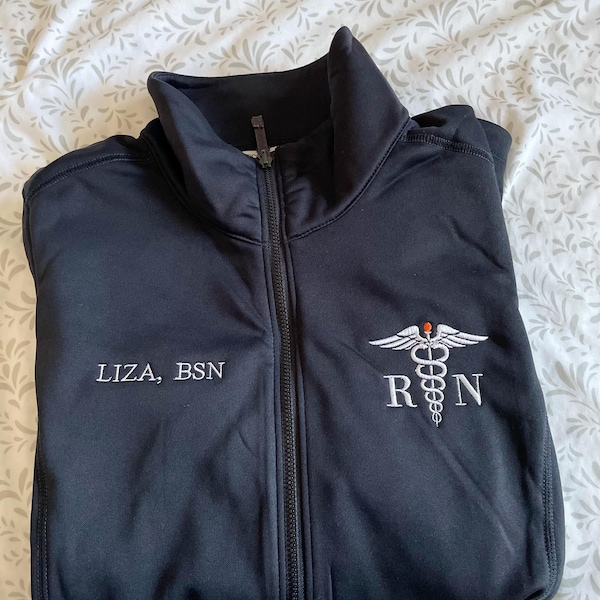 Nurse Practitioner Custom Embroidery Female Jacket. Female NP Fleece ...