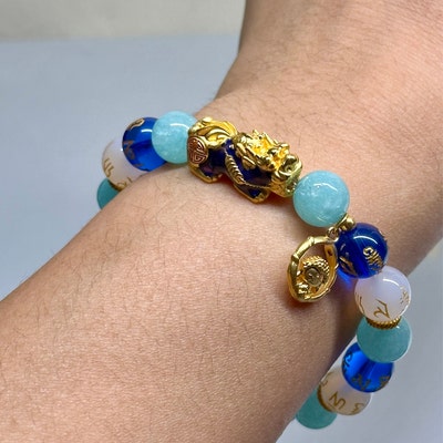 24K Real Gold Bracelet 24K Real Feng Shui Bracelet Lucky Bracelet Koi Bracelet 24K Koi Fish ...