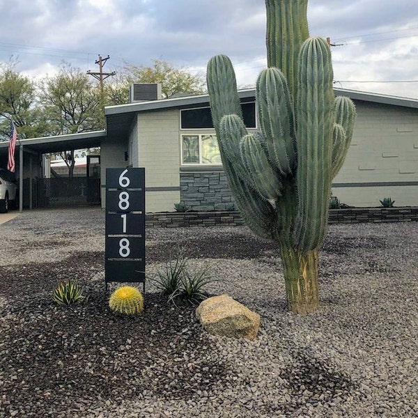 Enfield XL Yard Sign, 6h Numbers, Vertical, Sign on Stakes, Address ...