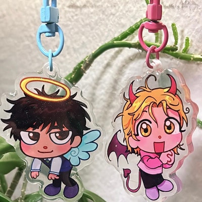 Gyaru Hatsune Miku Acrylic Epoxy Glitter Keychain - Etsy