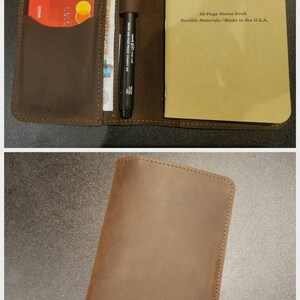 Leather Journal Refillable Handmade Journal Field Notes - Etsy
