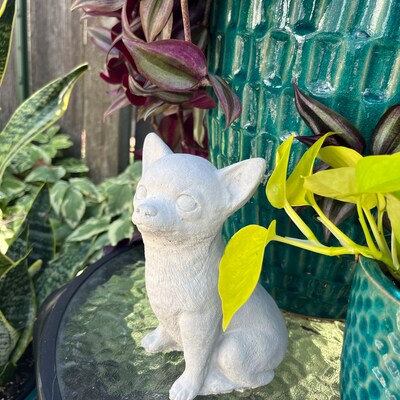 Painted Dragon Statue Garden Decor Cute Winking Dragon - Etsy