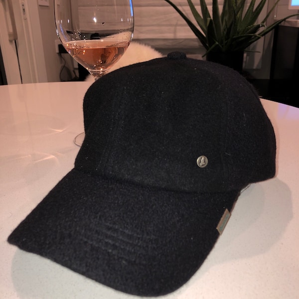 Emstate Melton Wool Baseball Cap, Made in USA, Leather Strap - Etsy