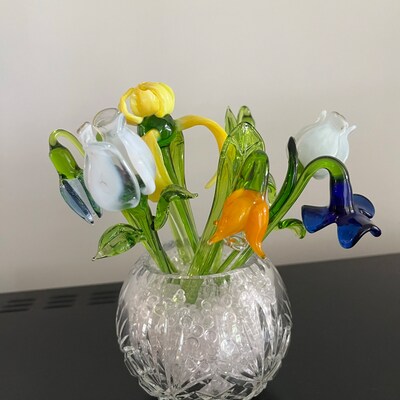 Blue Glass Turtle Figurine Animals Glass Turtles Sculpture Art - Etsy